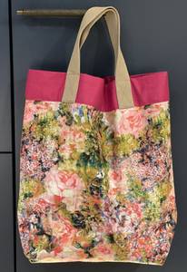 Til inspirasjon - handlenett i tynn kanvas - Lappedilla